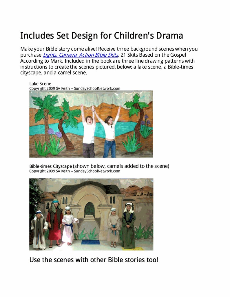 Gospel of Mark Bible Skits: 21 Church Drama Scripts (digital Download ...