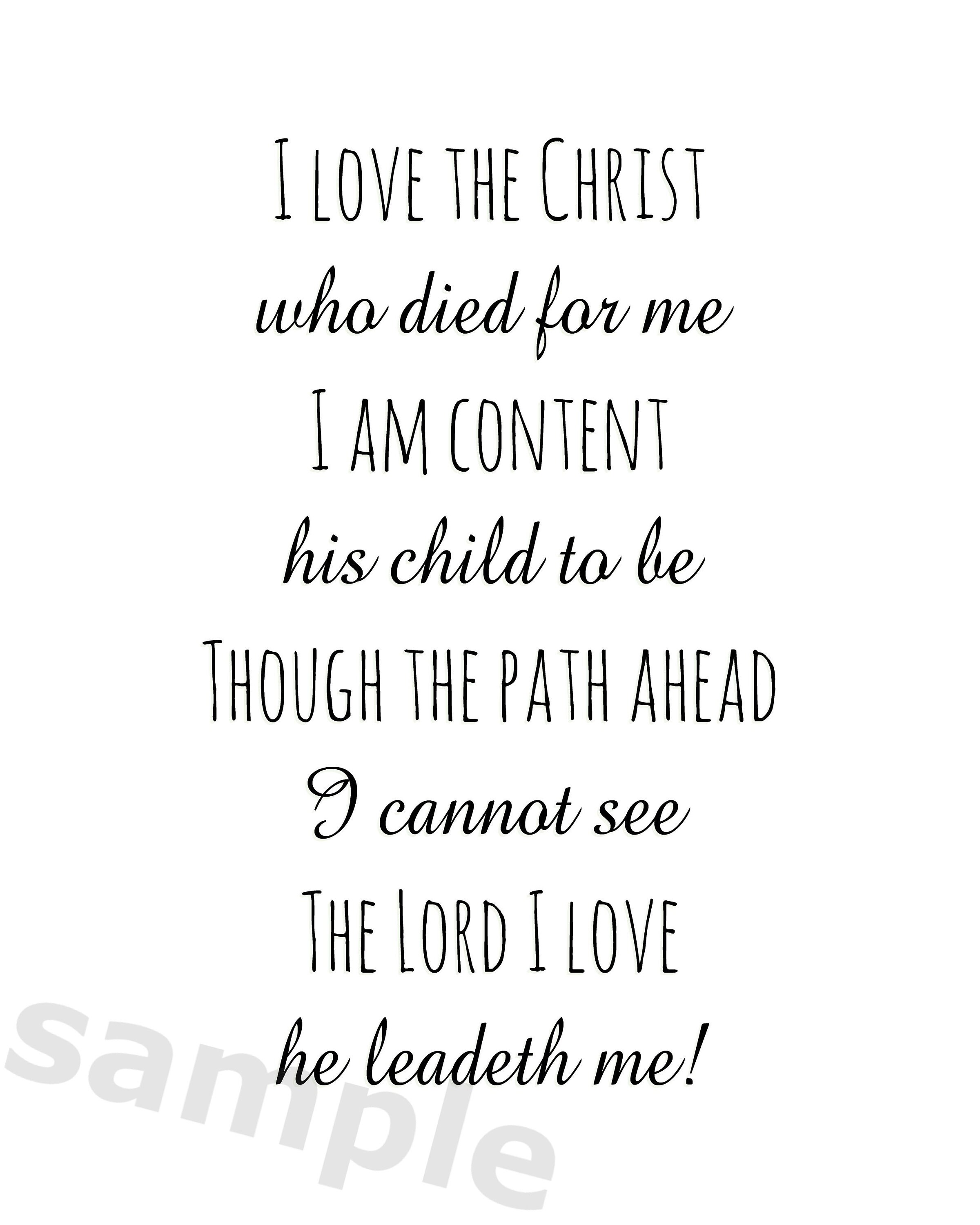 Inspirational Wall Art Christian Poetry Christian Teacher - Etsy