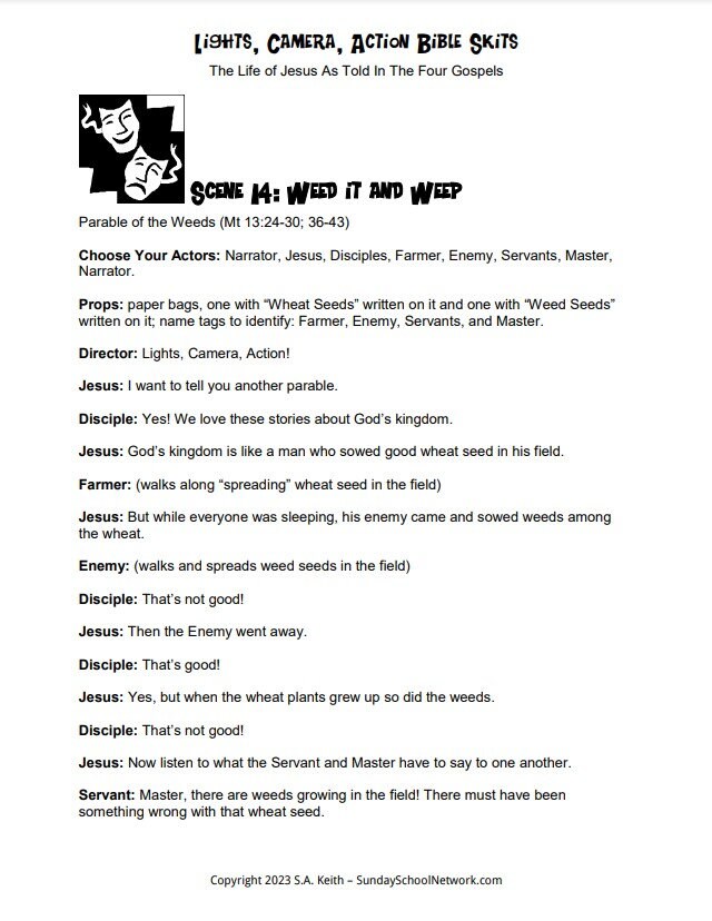 Life of Jesus Bible Skits: 25 Gospel Skits for Children's Ministry - Etsy