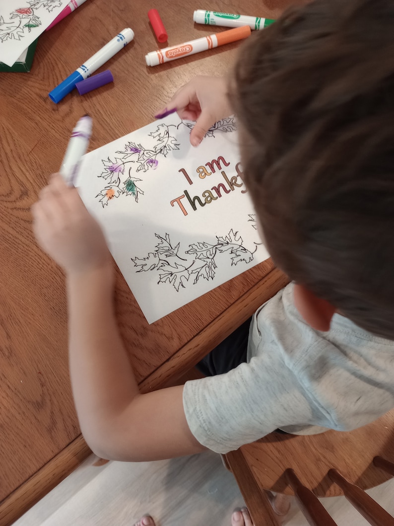 Thanksgiving Craft Fingerprint Art Activity, Kindergarten Classroom ...