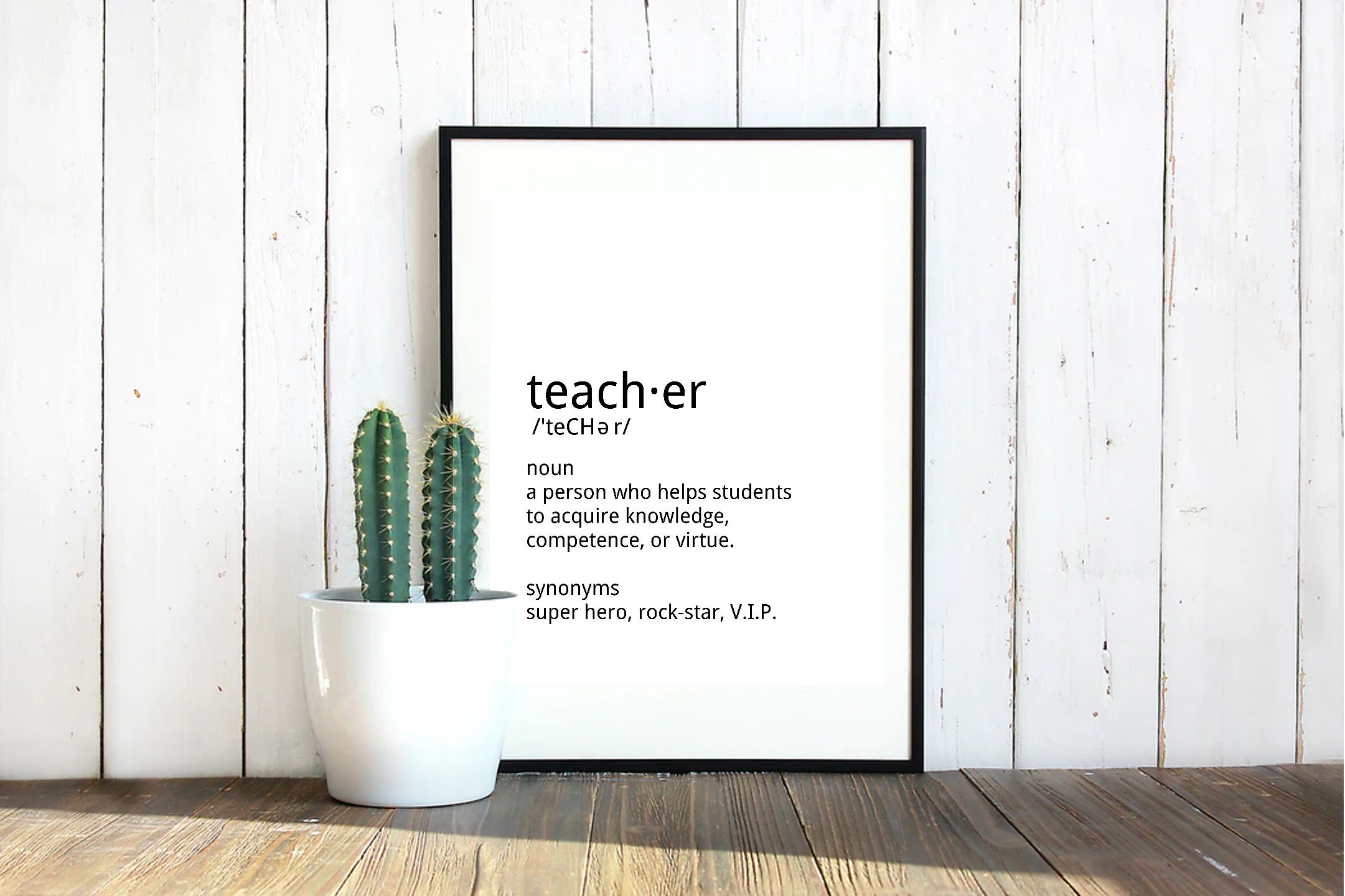 Funny Teacher Definition Poster: Appreciation Gift (digital Download ...
