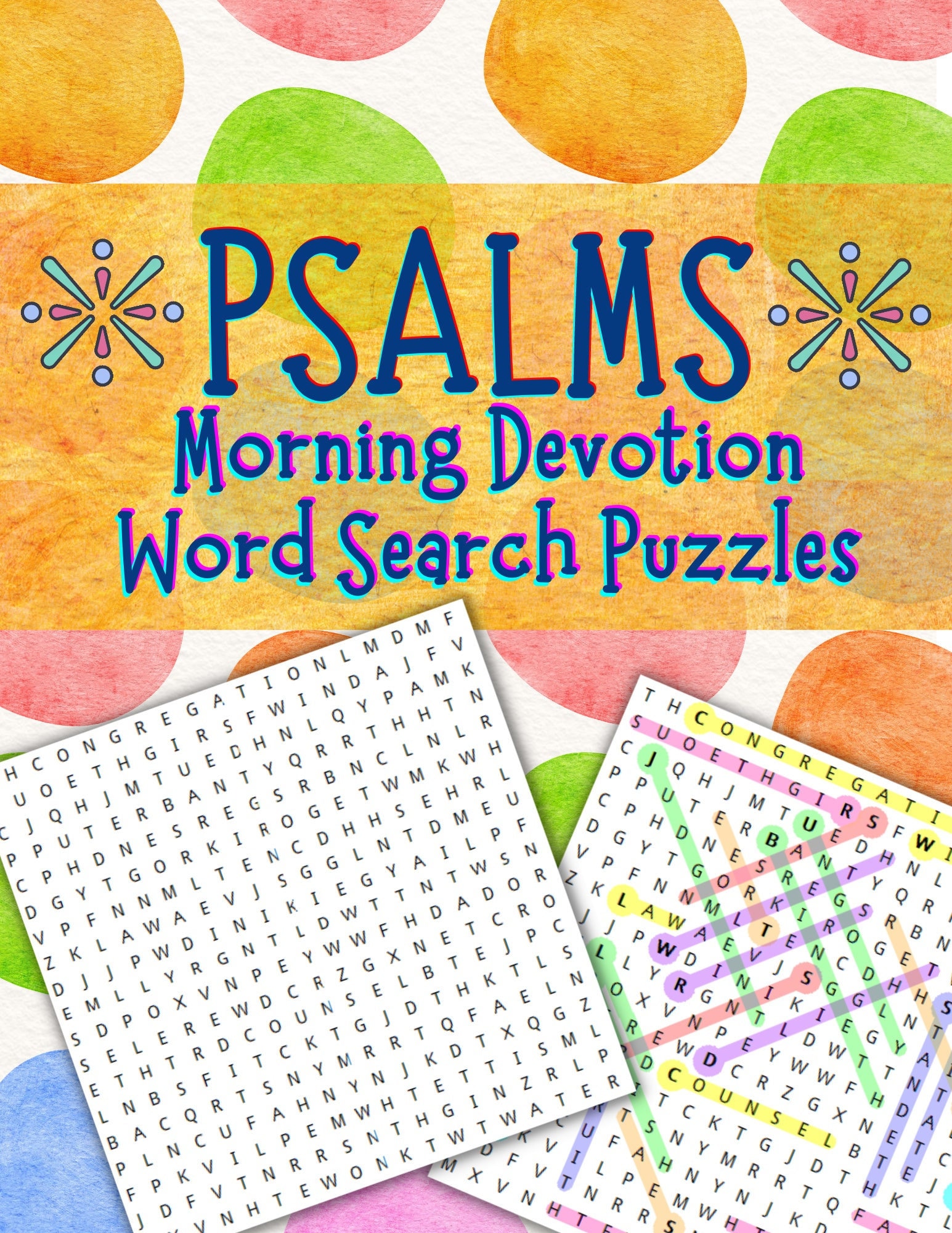 Psalms Word Search Puzzle: KJV Bible Activity (PDF Pattern) - Etsy