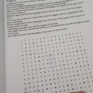Psalms Word Search Puzzle: KJV Bible Activity (PDF Pattern) - Etsy
