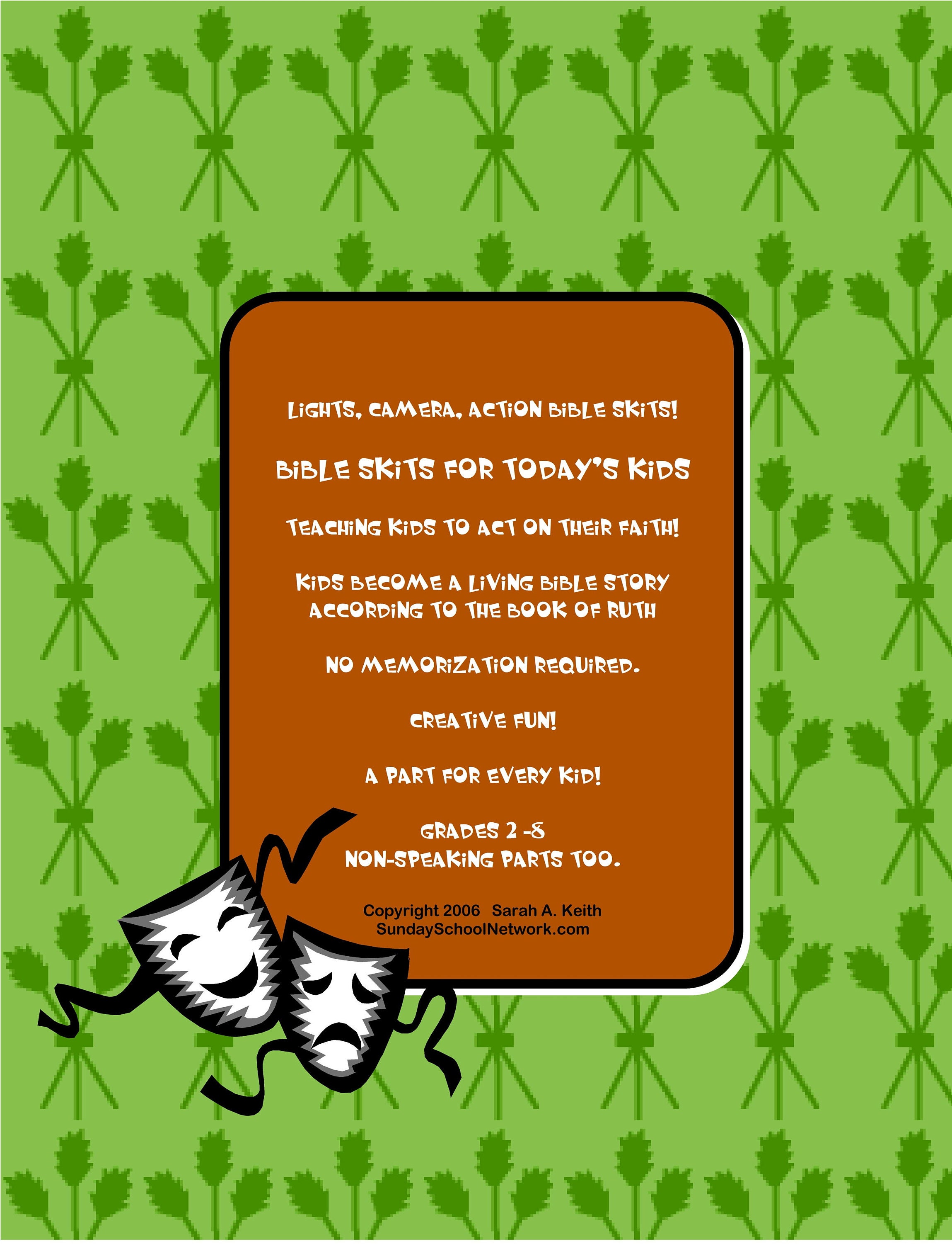 Bible Skits Book of Ruth | Children's Ministry | Quick Bible Dramas ...