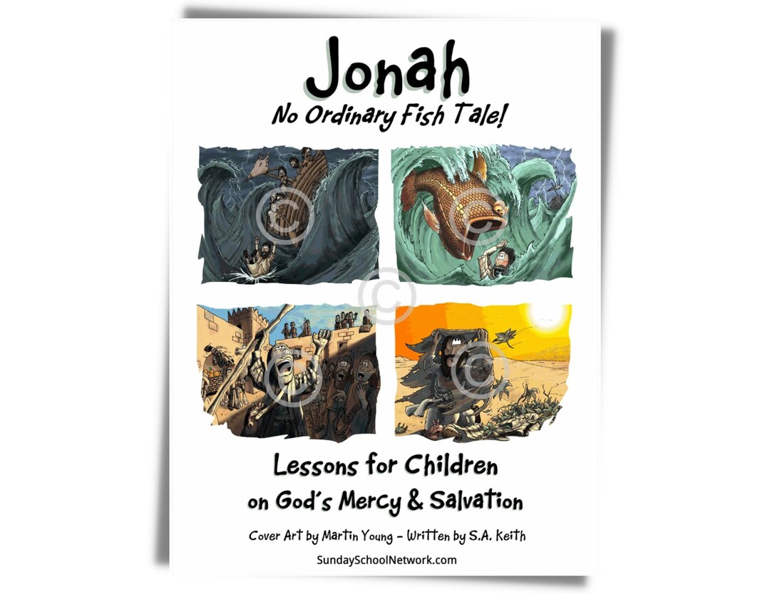 Jonah Bible Lessons, Sunday School Curriculum, God's Mercy, Bible Clubs ...