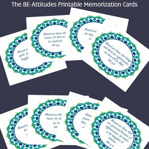 Beatitudes Bookmark & Memory Cards | Kingdom Living | Bible ...