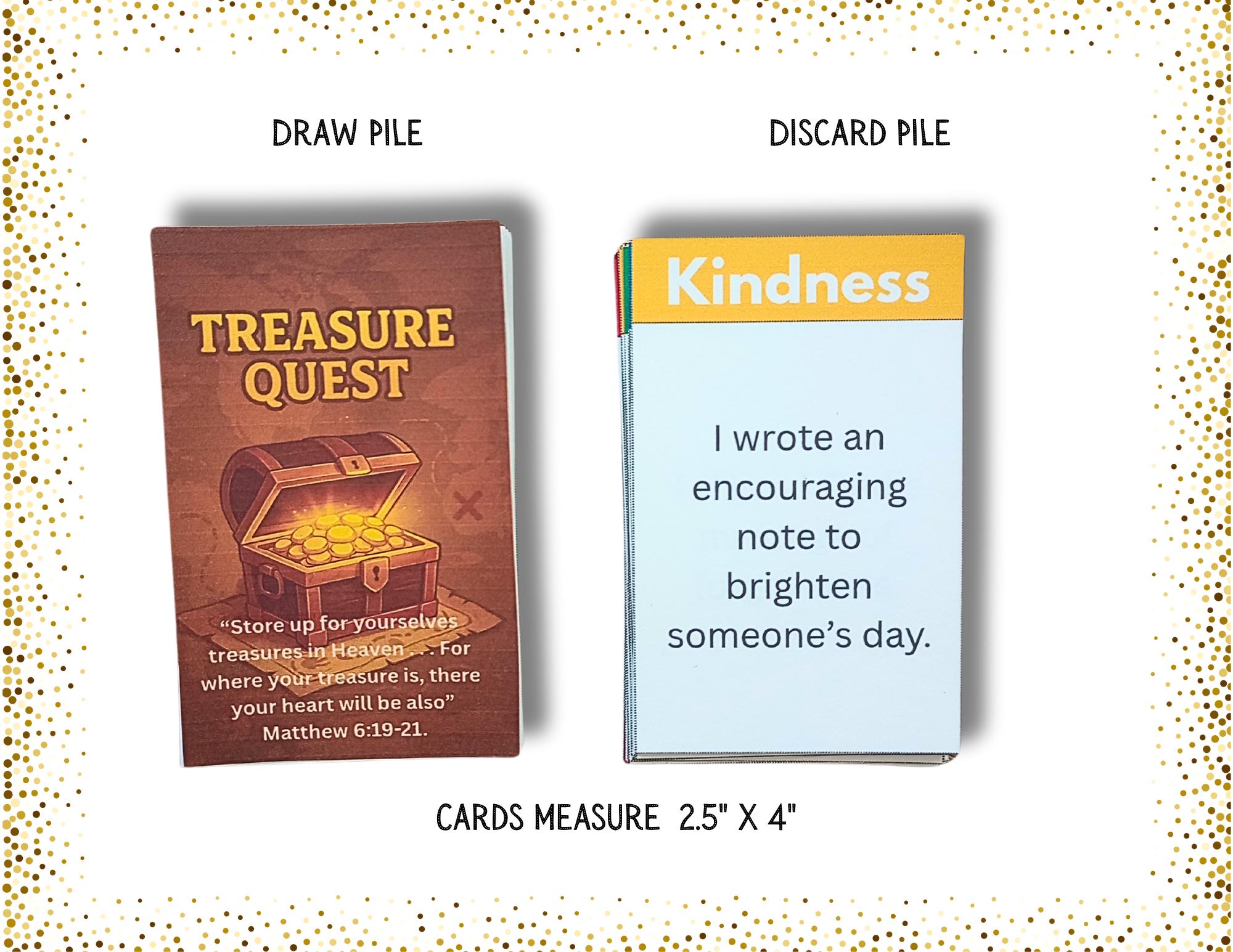 Christian Card Game: Treasures in Heaven, Bible Sunday School (PDF ...