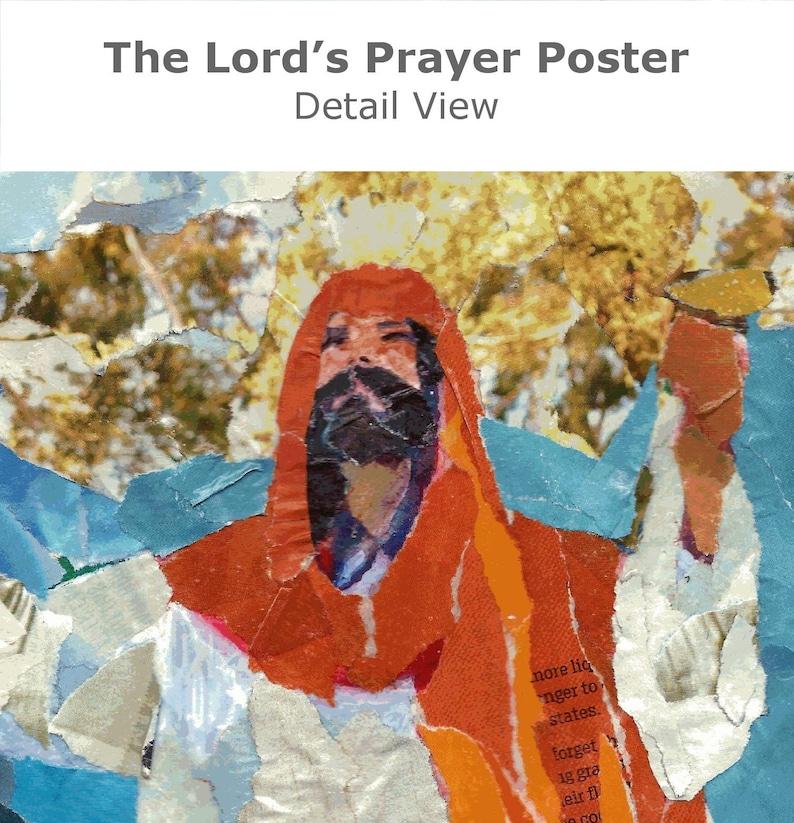 The Lord's Prayer Christian Wall Art | Children's Ministry Decor ...