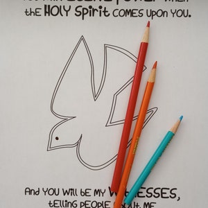 PENTECOST Craft | Kids Handprint, Finger Paint, Coloring Activity ...