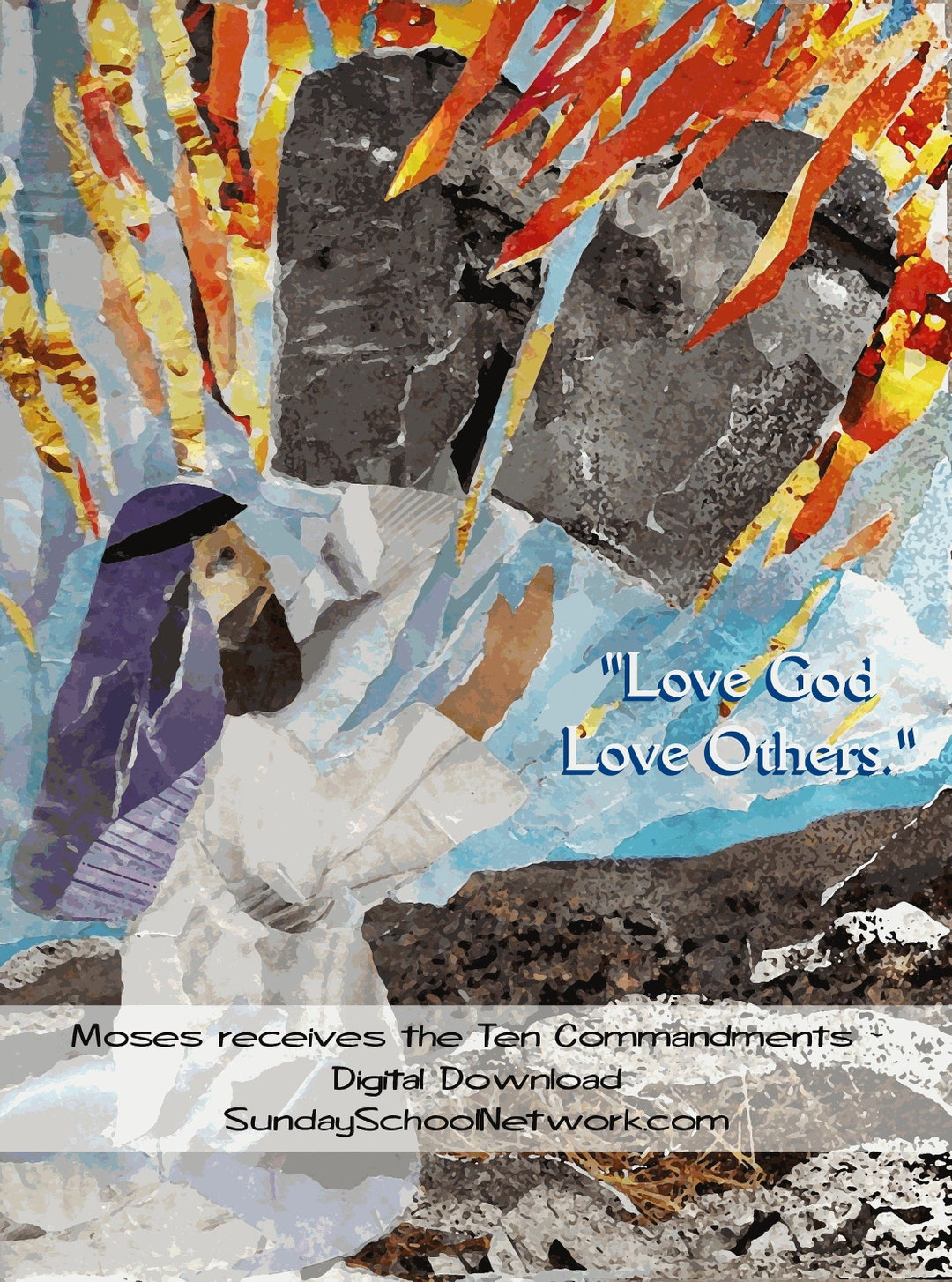 Ten Commandments Poster | Christian Wall Art | Children's Ministry ...