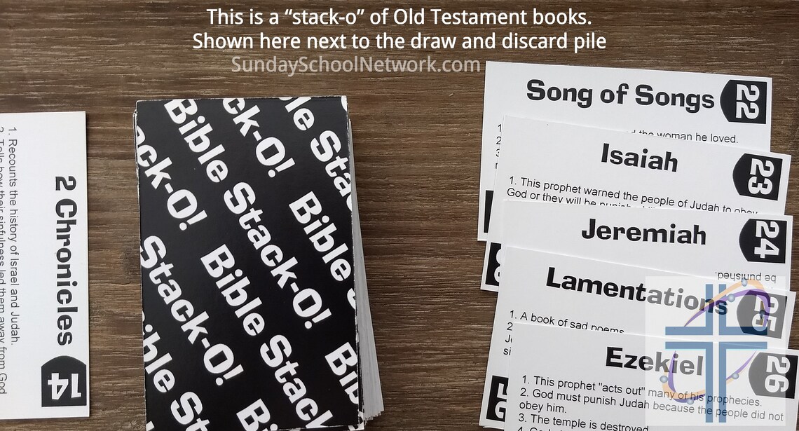 Bible Card Game Family Game Night Books of the Bible - Etsy