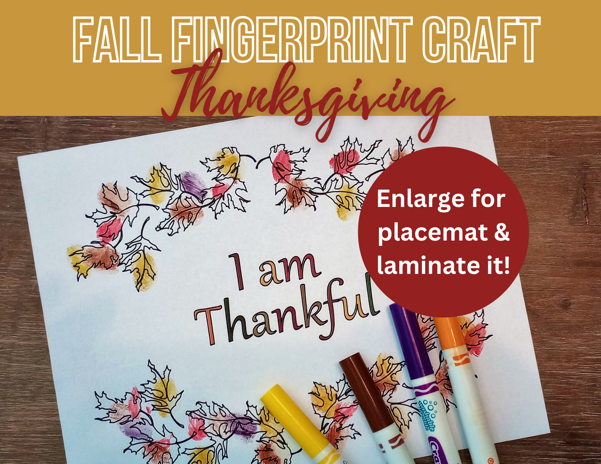 Thanksgiving Craft Fingerprint Art Activity, Kindergarten Classroom ...