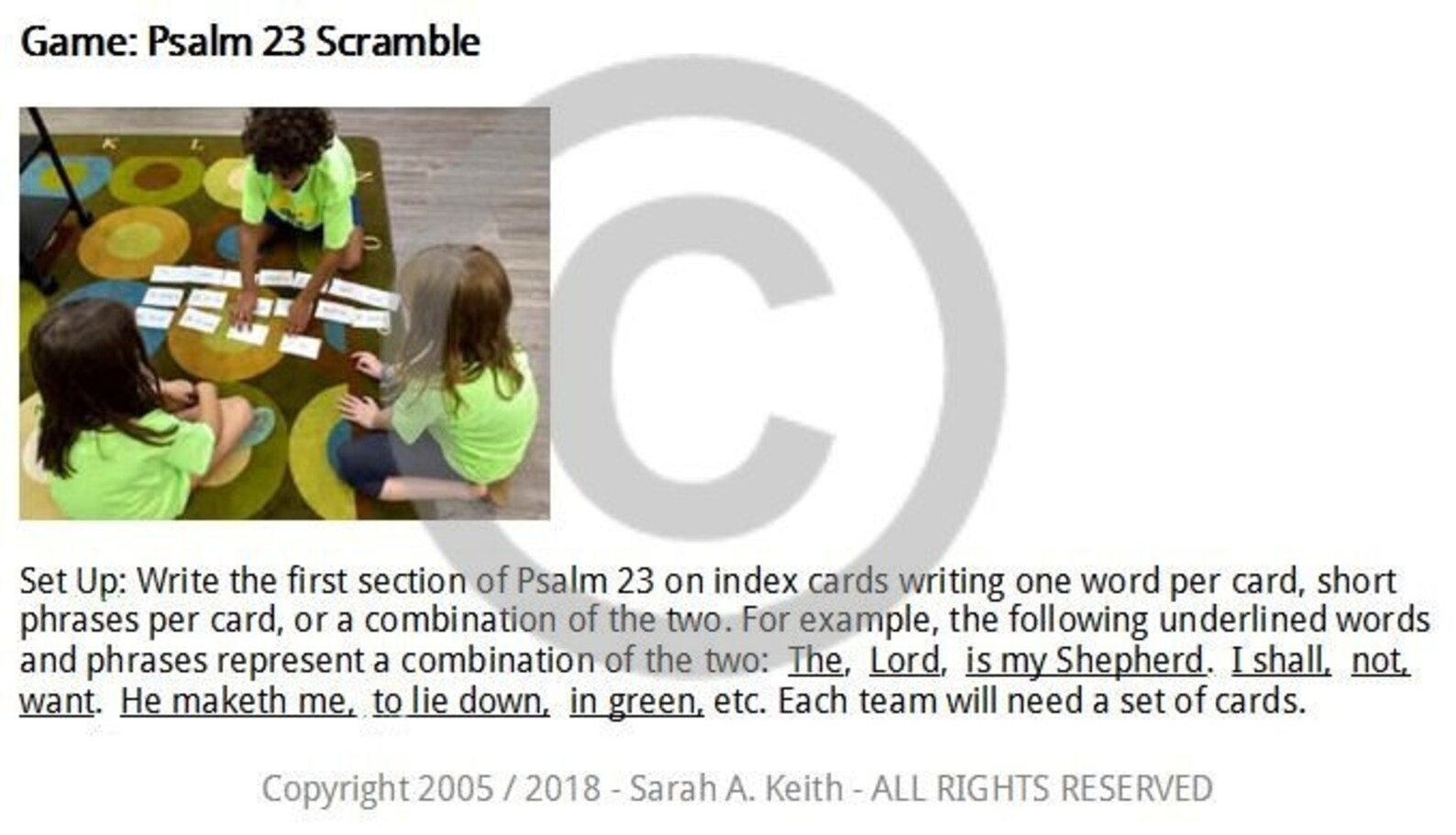 Psalm 23 Bible Lesson Plan: Good Shepherd, Children's Ministry (digital ...