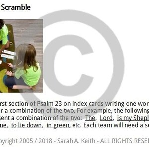 Psalm 23 Bible Lesson Plan: Good Shepherd, Children's Ministry (digital ...