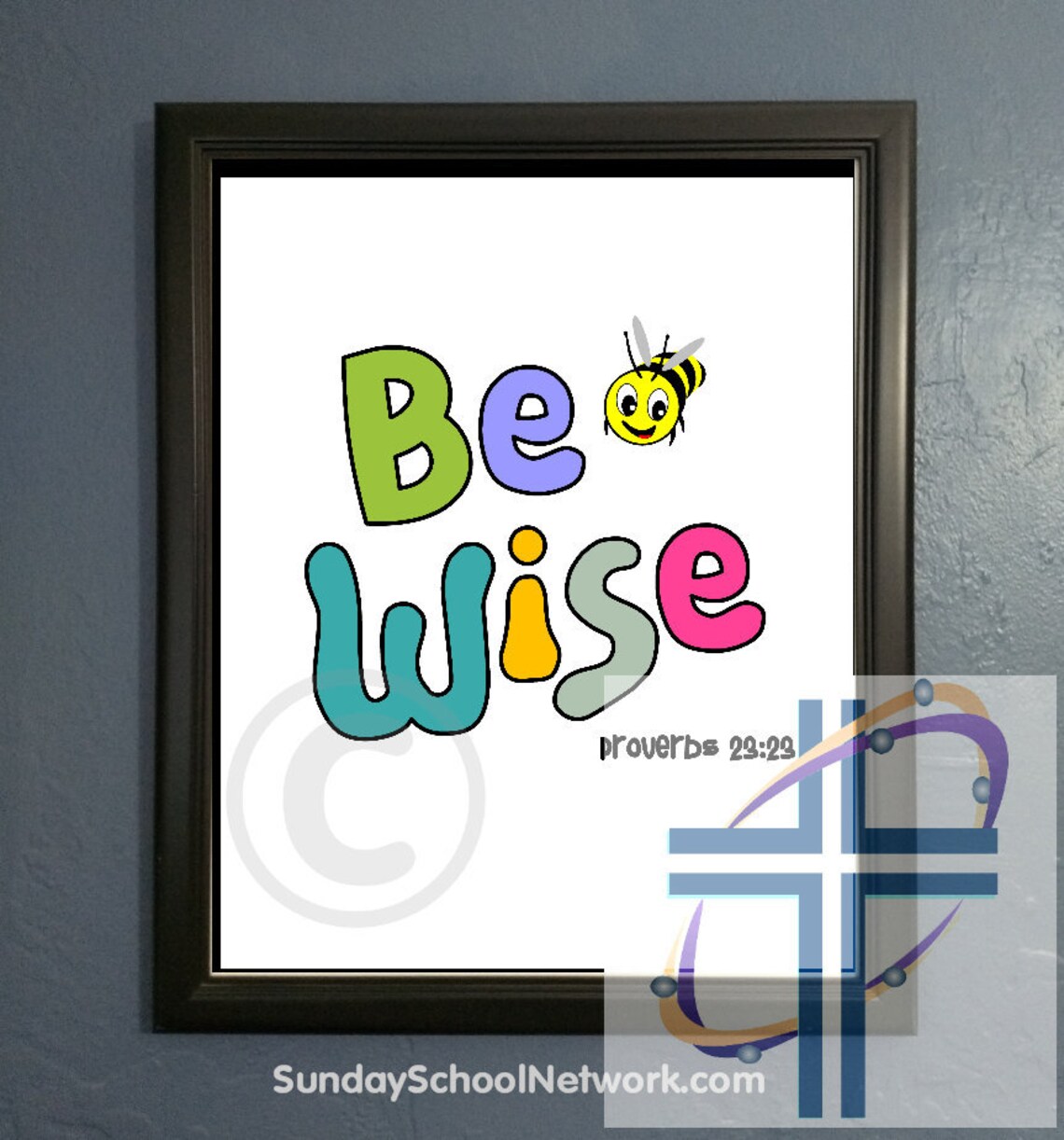Be Wise Bible Verse Printable Poster Wisdom Classroom Wall - Etsy
