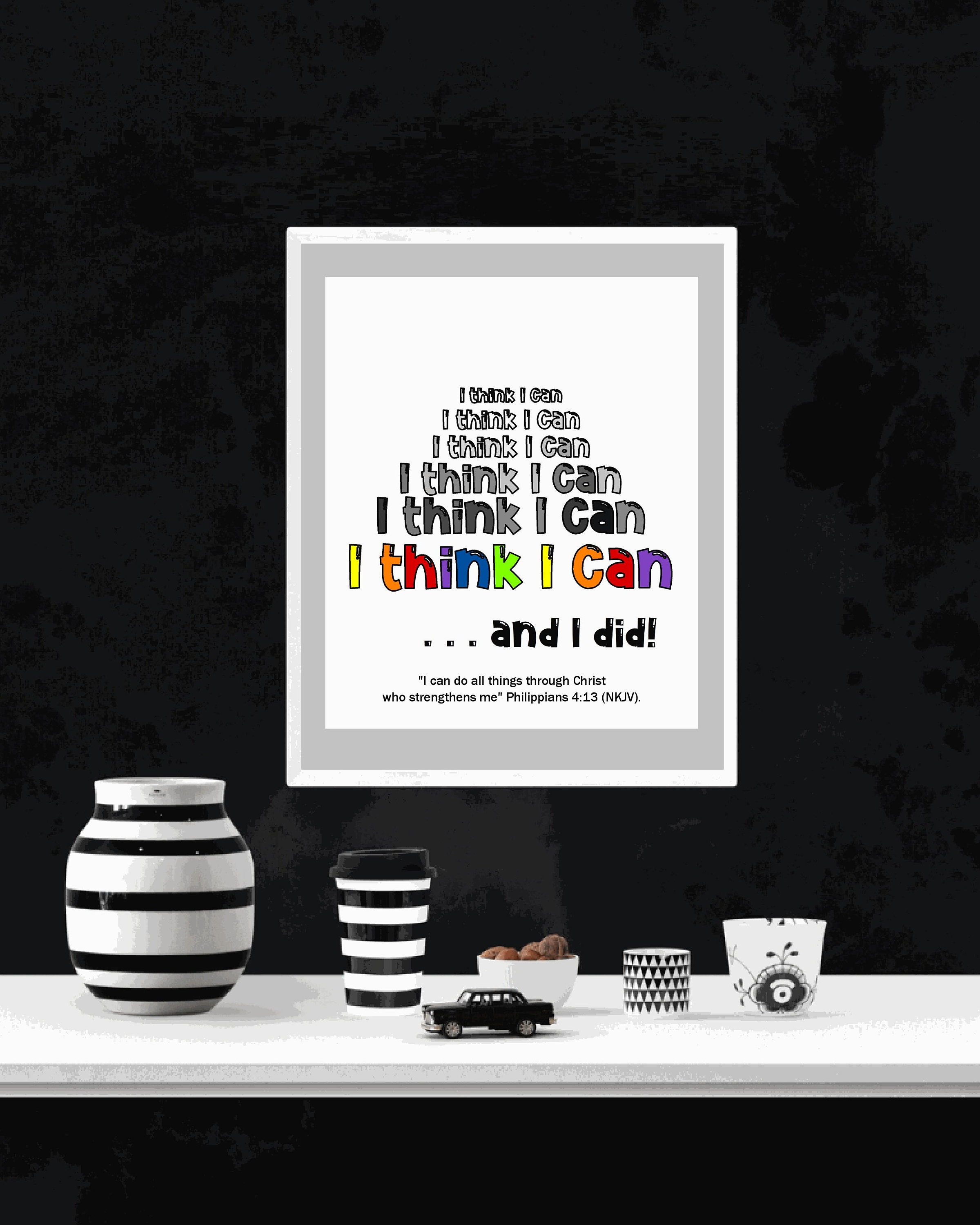 I Think I Can Growth Mindset, Classroom Motivational Poster, Positive ...