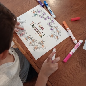 Thanksgiving Craft Fingerprint Art Activity, Kindergarten Classroom ...