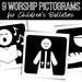 Children's Worship Bulletin Pictograms | Kid-friendly Check List for ...