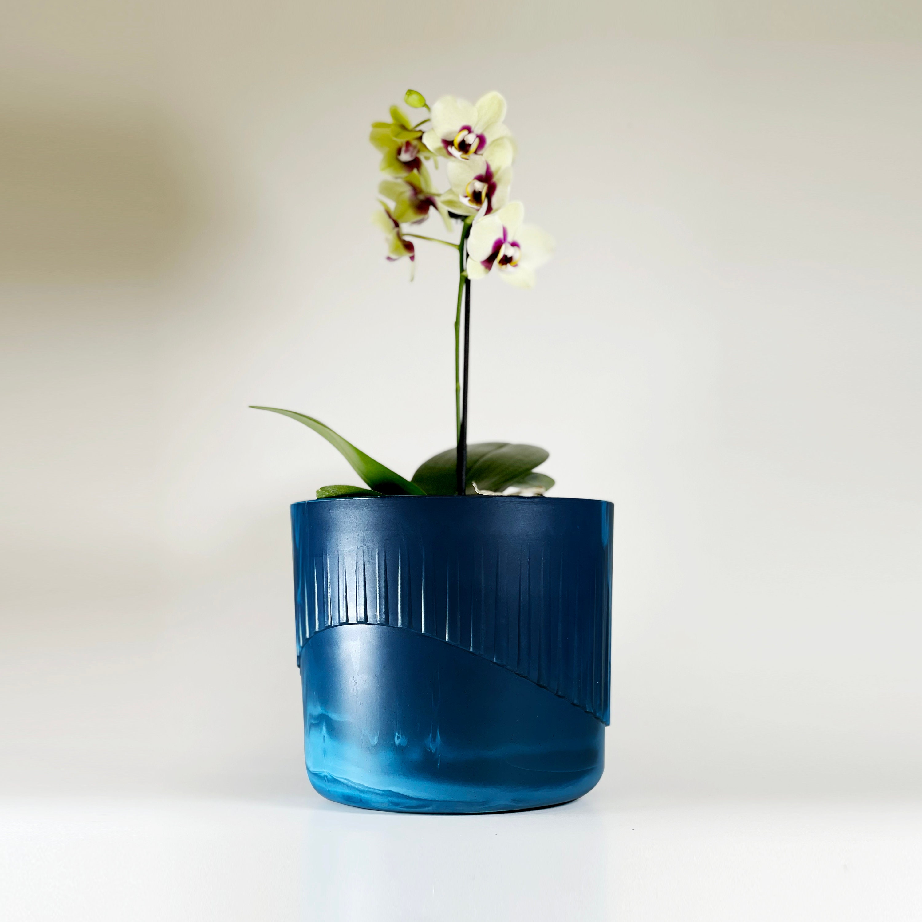 Recycled Ocean Plastic Plant Pot SEA CHANGE Deep Sea Blue - Etsy