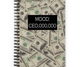 CEO Journal Custom Name Spiral Notebook Personalized - Etsy