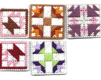 Handmade Spring Themed Plastic Canvas Magnets - Etsy