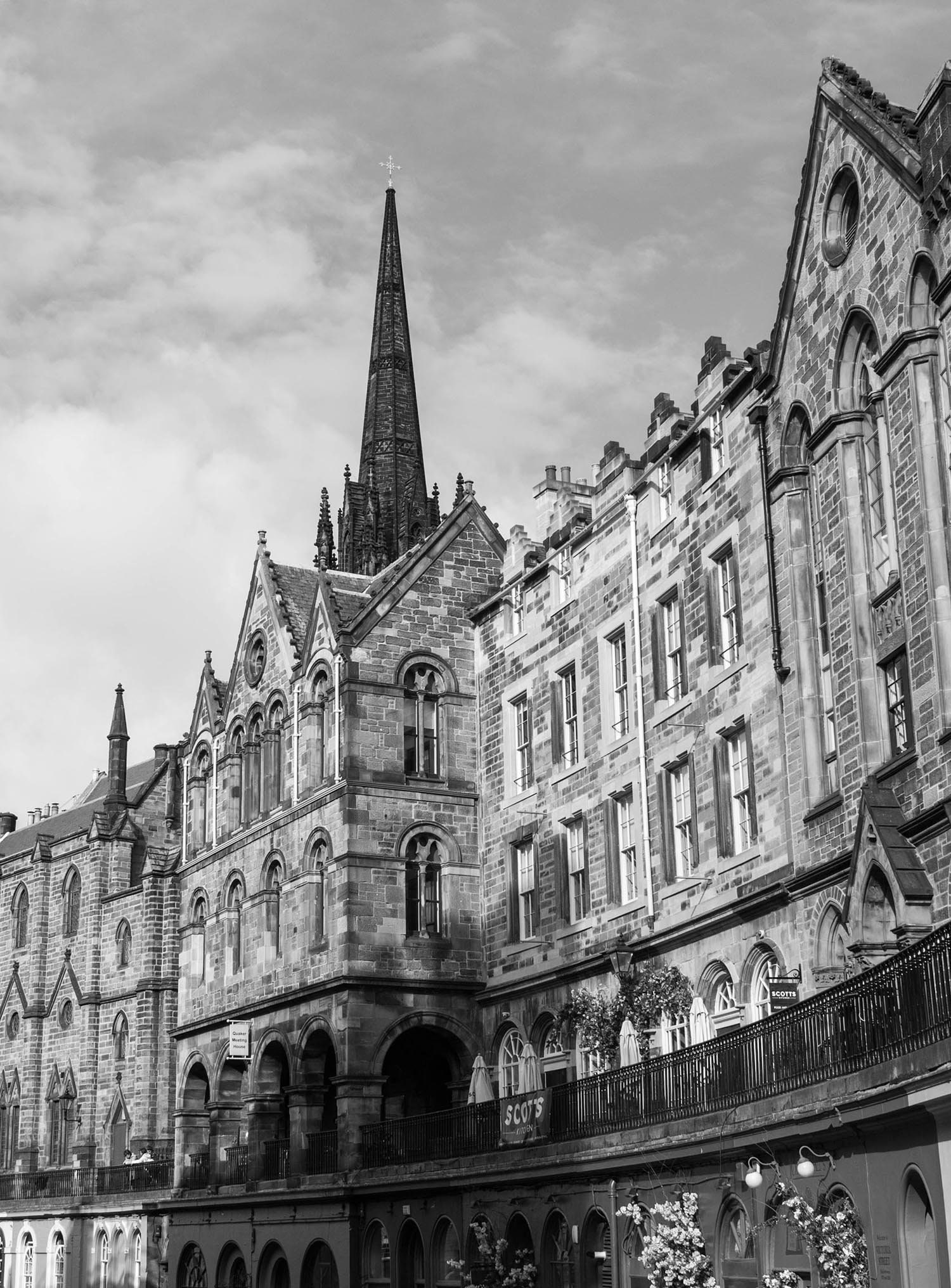 Edinburgh Printable Wall Decor Edinburgh Architecture Black - Etsy