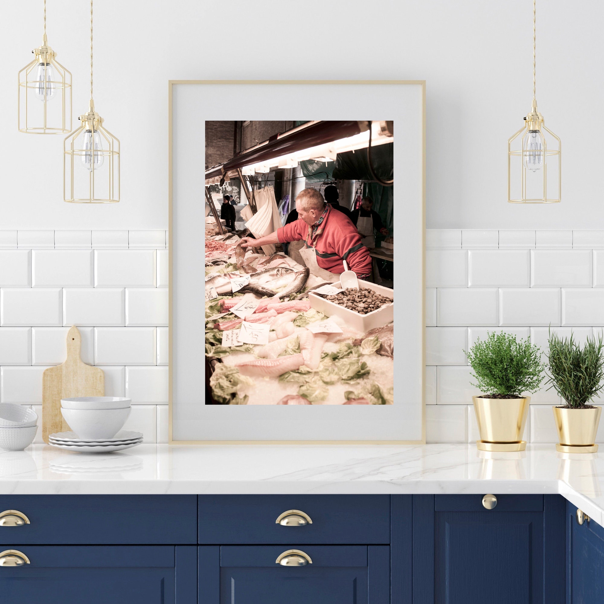 Printable Food Wall Art, Food Print Set of Two, Kitchen Printable Decor ...