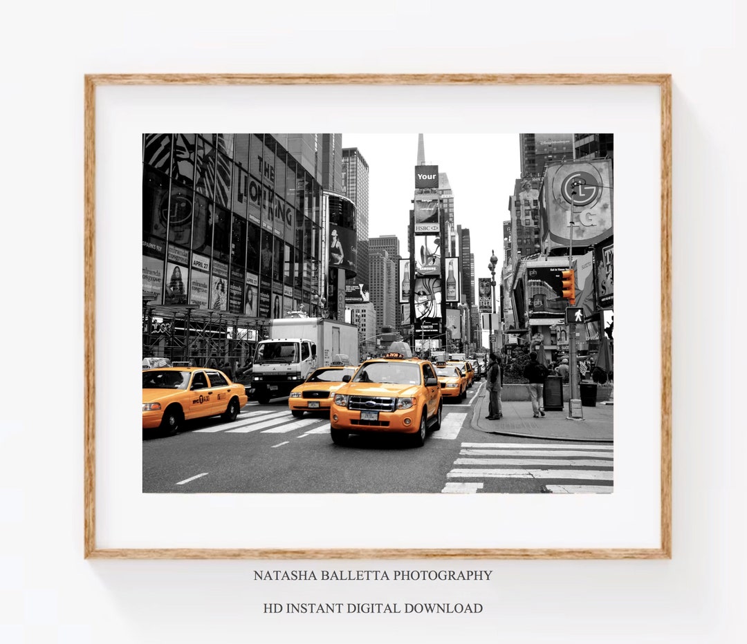 New York Times Square Printable, Cityscape Photography Wall Decor ...