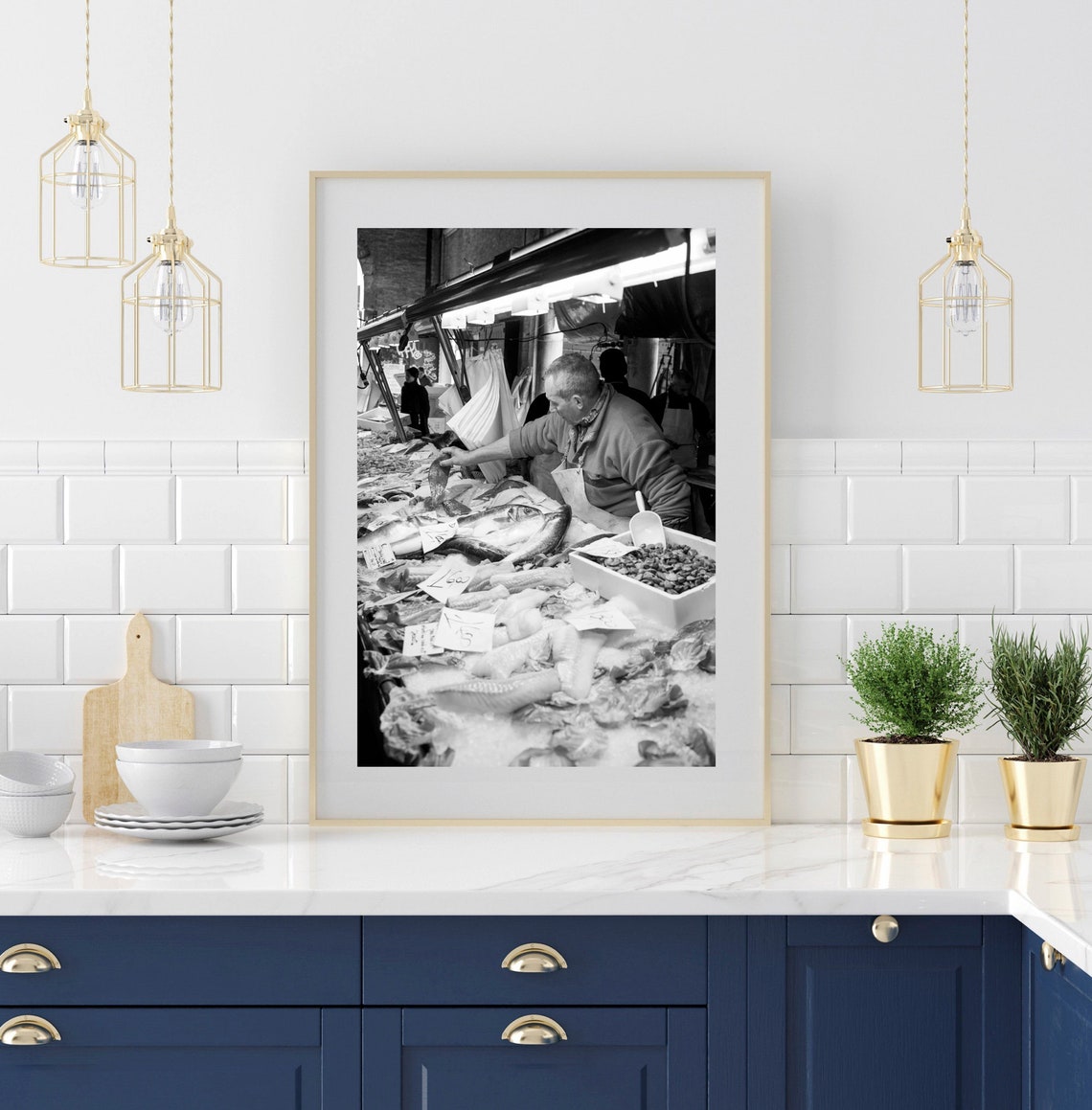 Printable Food Wall Art, Food Print Set of Two, Kitchen Printable Decor ...