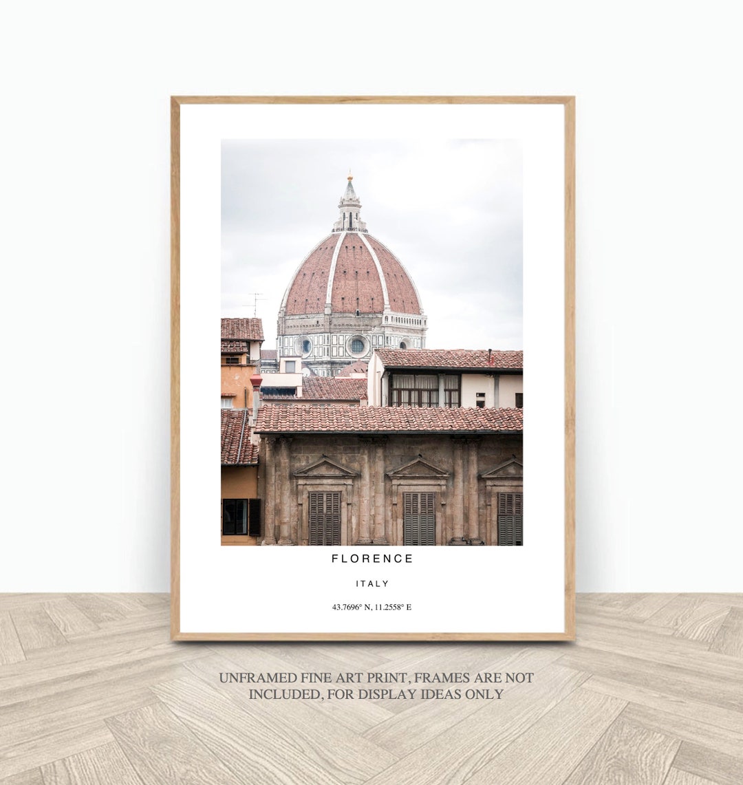 Florence Photography Print, Italy Instant Download With Coordinates ...
