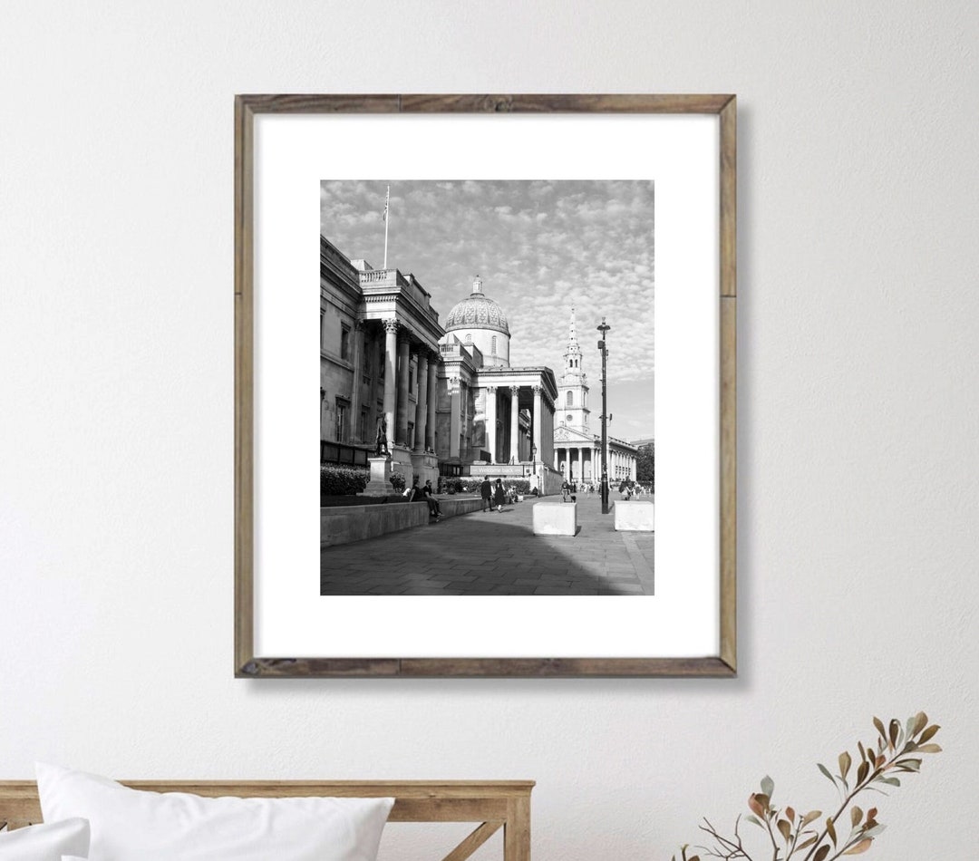 Trafalgar Square London Digital Download, Black and White Guest Room ...