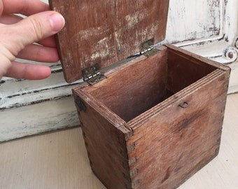 Rustic Wooden Box | Etsy