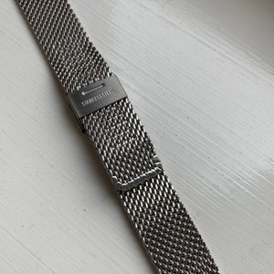 Seiko Compatible Stainless Steel Shark Mesh Watch Strap (18mm/20mm/22mm ...