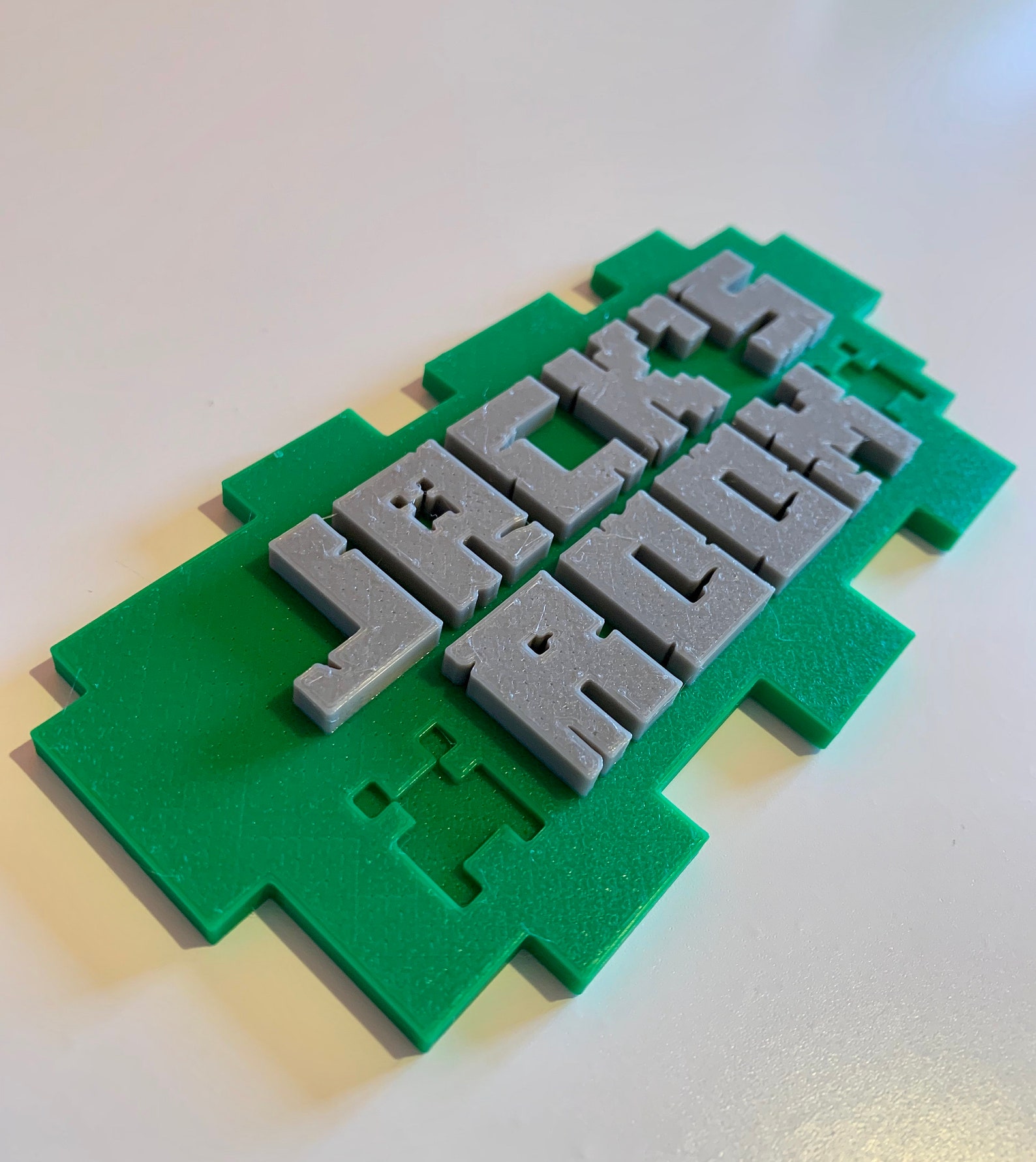 Personalised Minecraft Themed Wall Sign for Childrens | Etsy