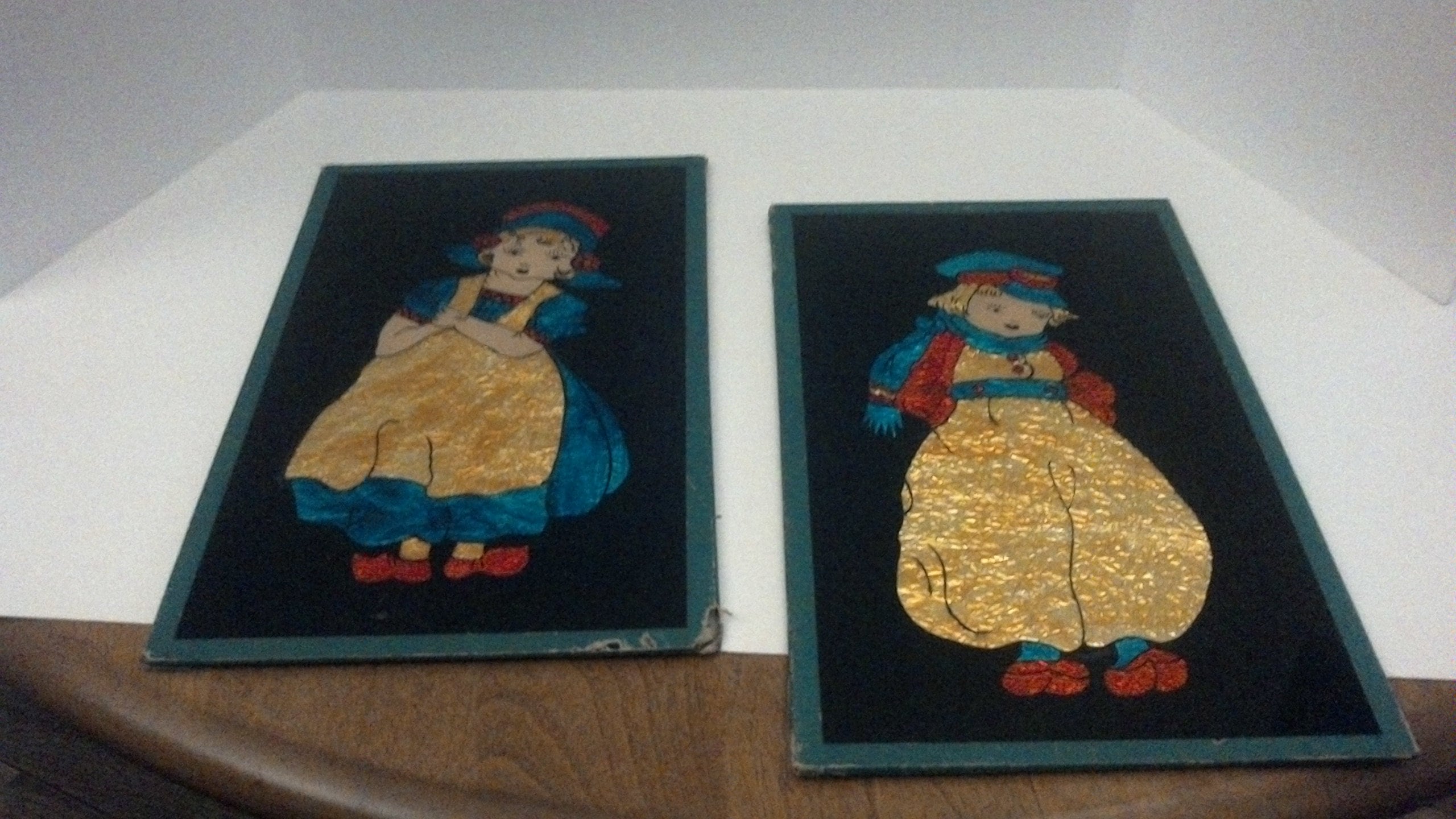 Vintage Dutch Boy and Girl Picture - Etsy