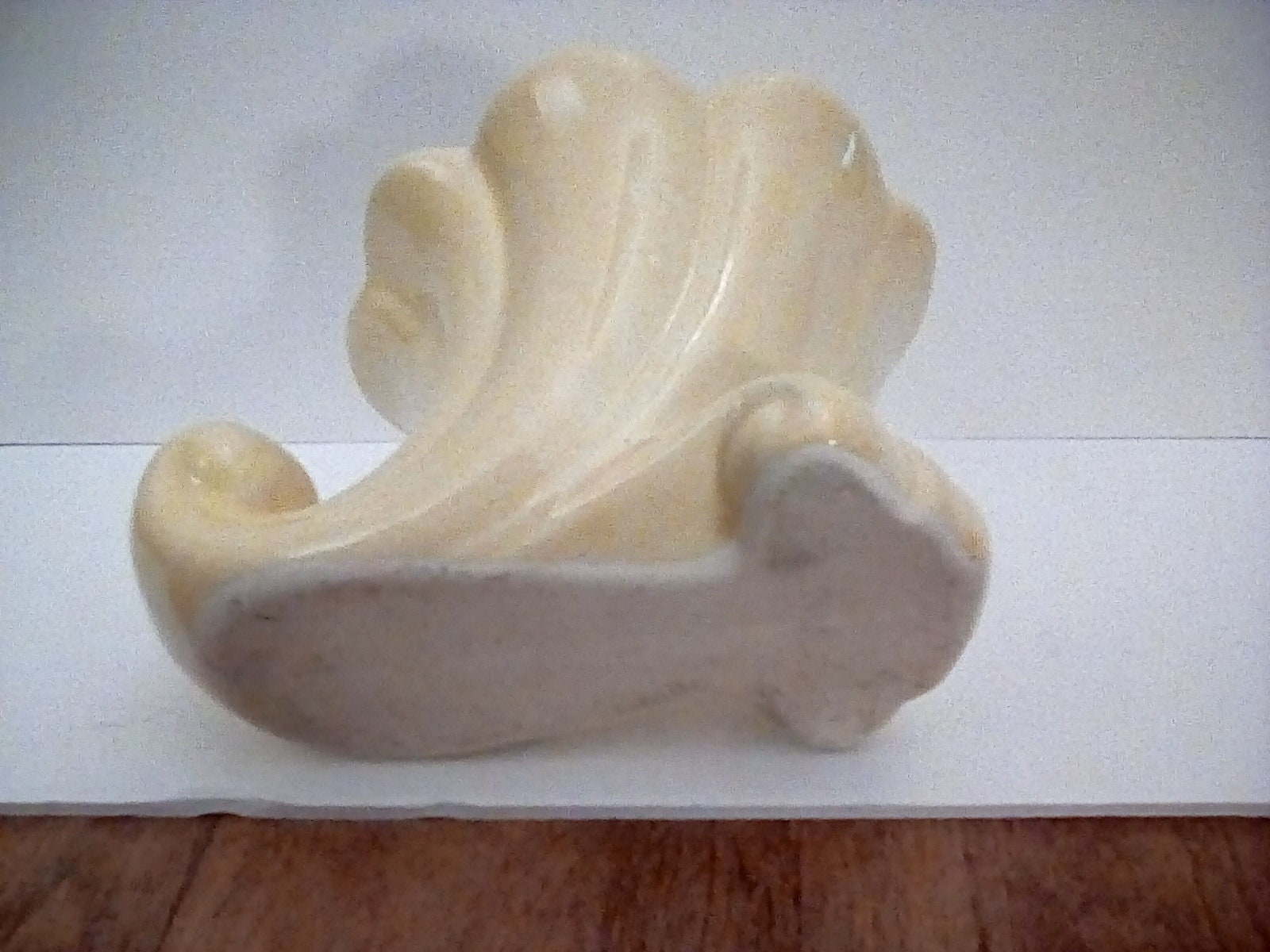 Cameron Clay Products Cornucopia Vase Yellow - Etsy