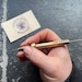 CBW09 Hand Poke Brass Pen Pencil Tool Tattoo Holder Needle - Etsy