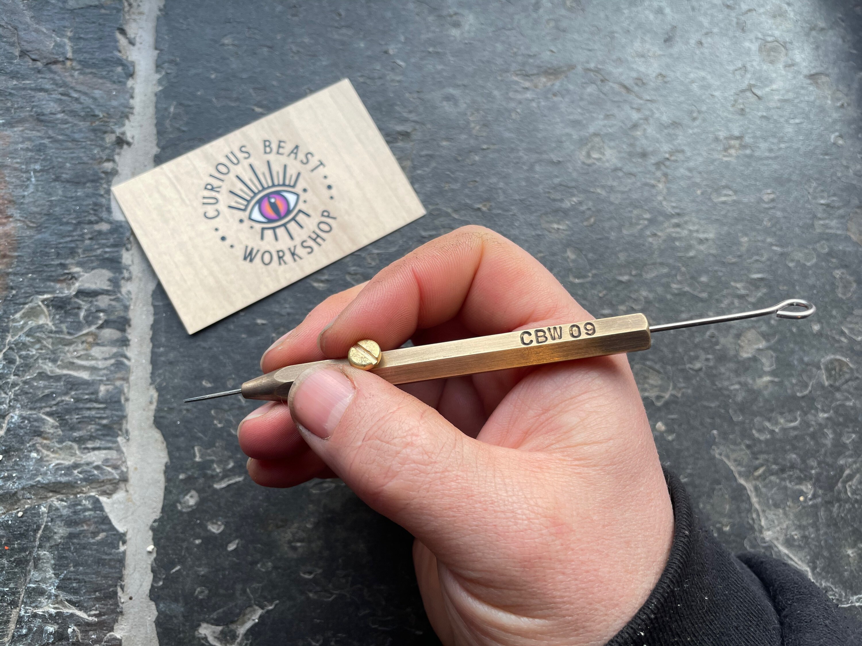 CBW09 Hand Poke Brass Pen Pencil Tool Tattoo Holder Needle - Etsy