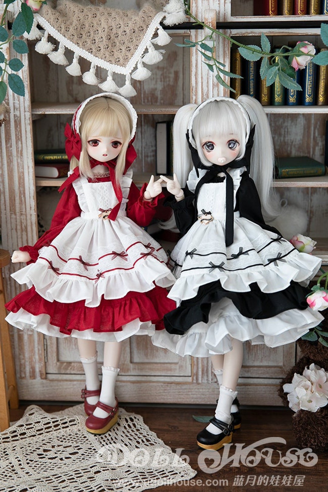 Clothes for 1/4 Bjd/msd/mdd/puyoodoll Kumako/shoushoudoll Tudoudou Elegant Girl Dress - Etsy