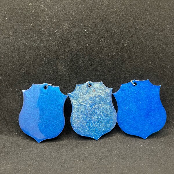 Police Badge Keychain - Etsy