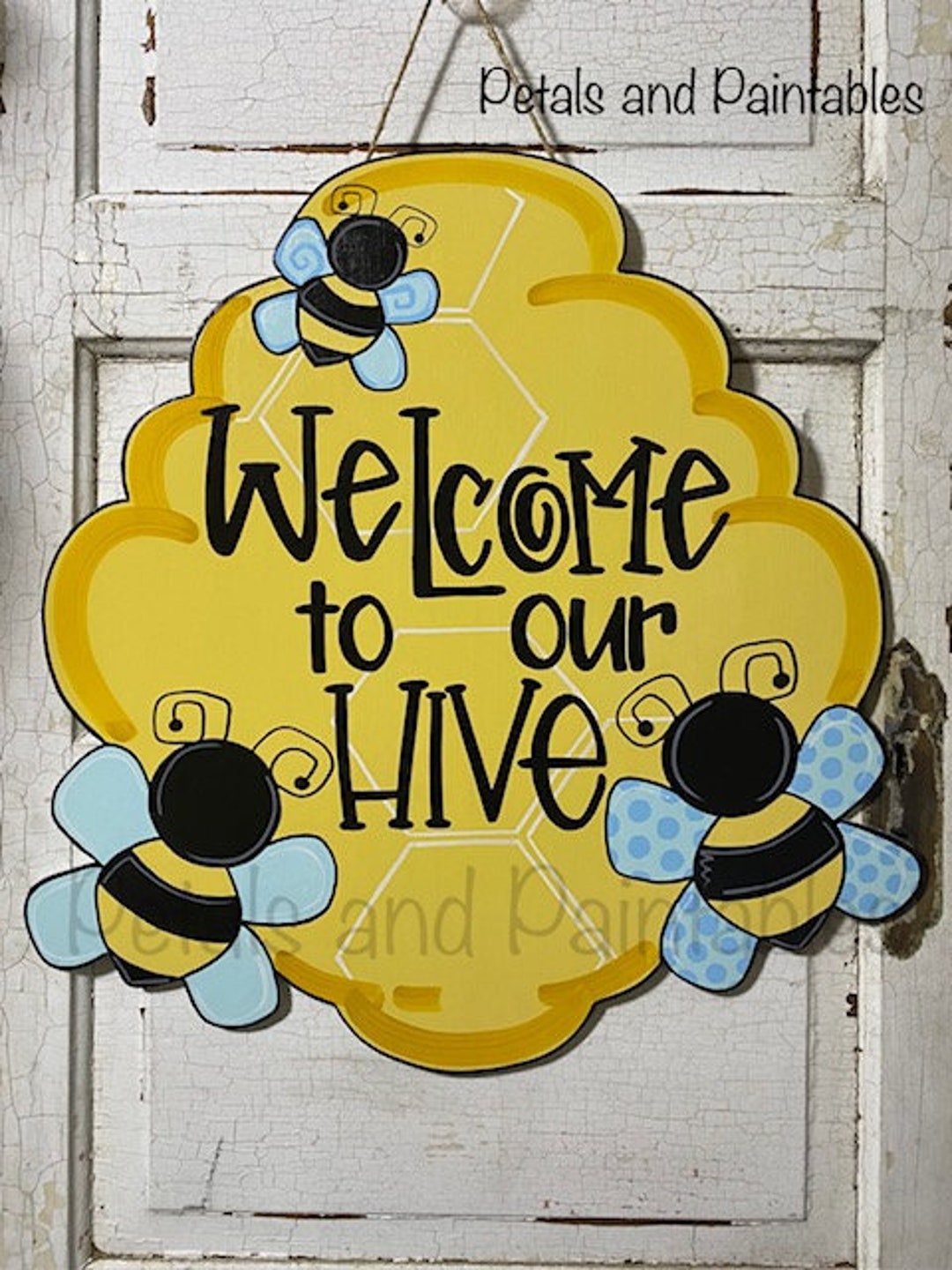 Summer Door Hanger, Bee Hive Door Hanger, Classroom Sign, Teacher Door ...