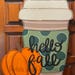 Fall Pumpkin Latte Door Hanger - Etsy