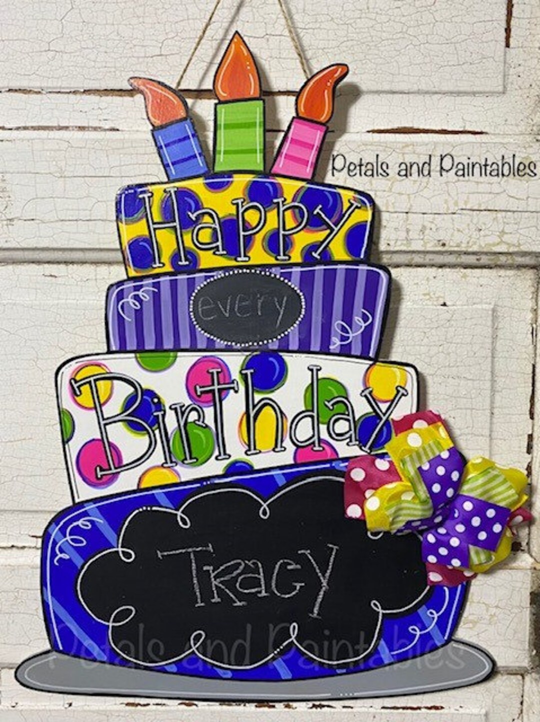 Birthday Cake Door Hanger, Student Celebration, Birthday Party, Teacher ...