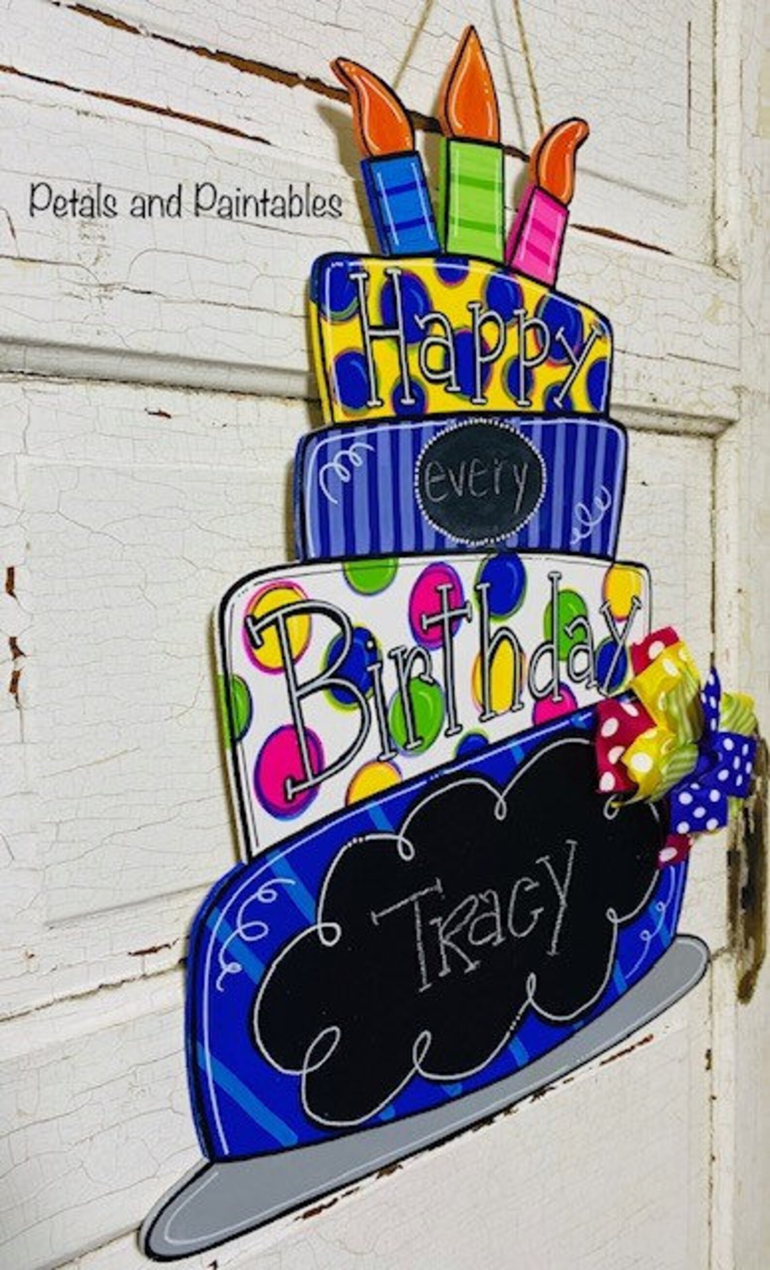 Birthday Cake Door Hanger, Student Celebration, Birthday Party, Teacher ...
