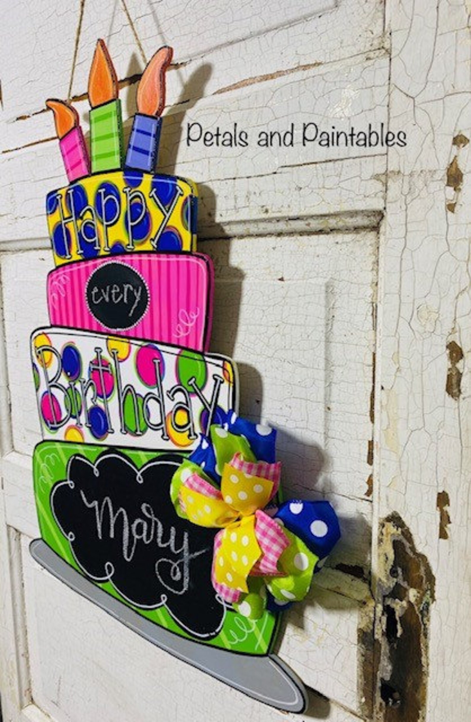 Birthday Cake Door Hanger, Student Celebration, Birthday Party, Teacher ...