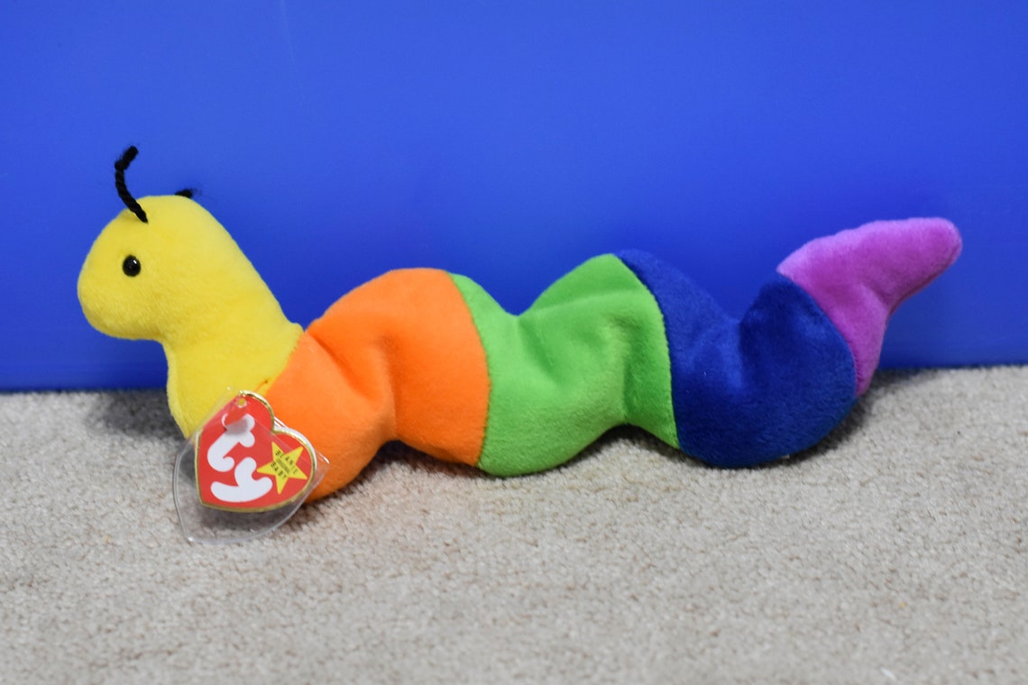 Mint Inch the Worm Style 4044 Ty Beanie Baby Original Extremely Rare ...