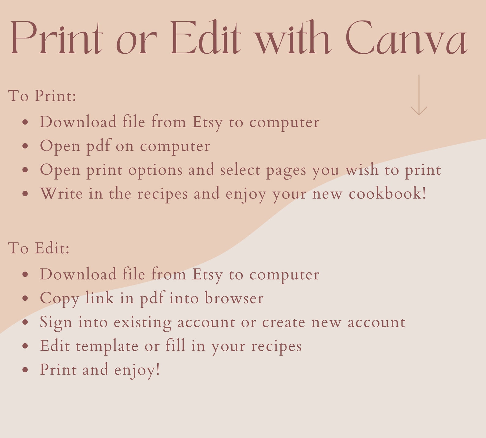 7 Cookbook Templates With Colors | Fully Customizable With Canva ...