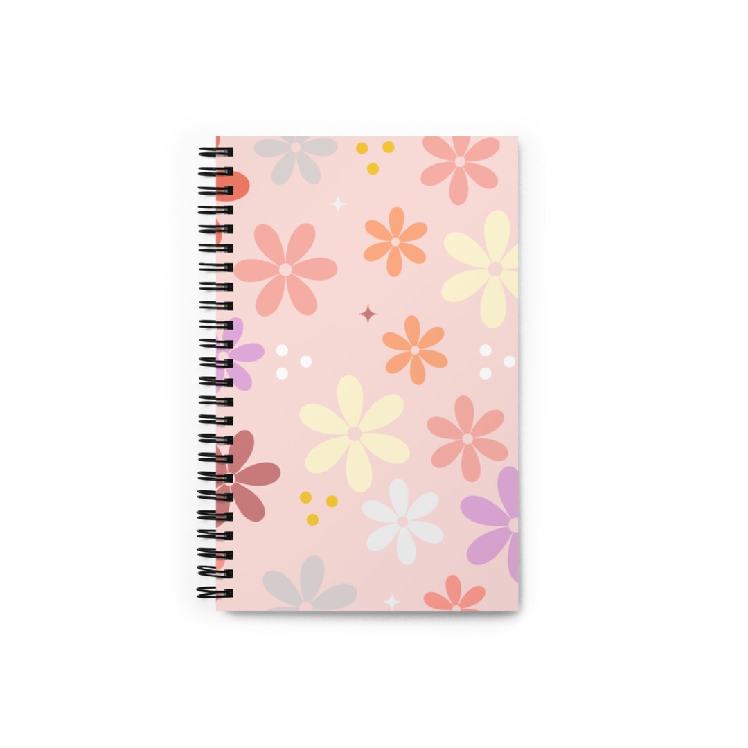 Dot Journal Spiral Bound: 70's Baby Soft Cover 140 Dotted Pages Bullet ...