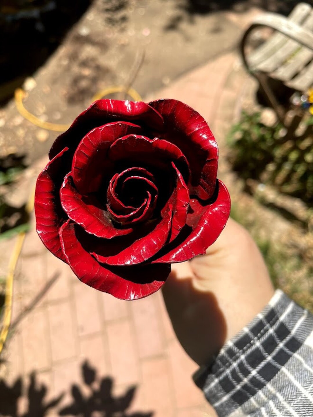 Hand Forged Roses - Etsy