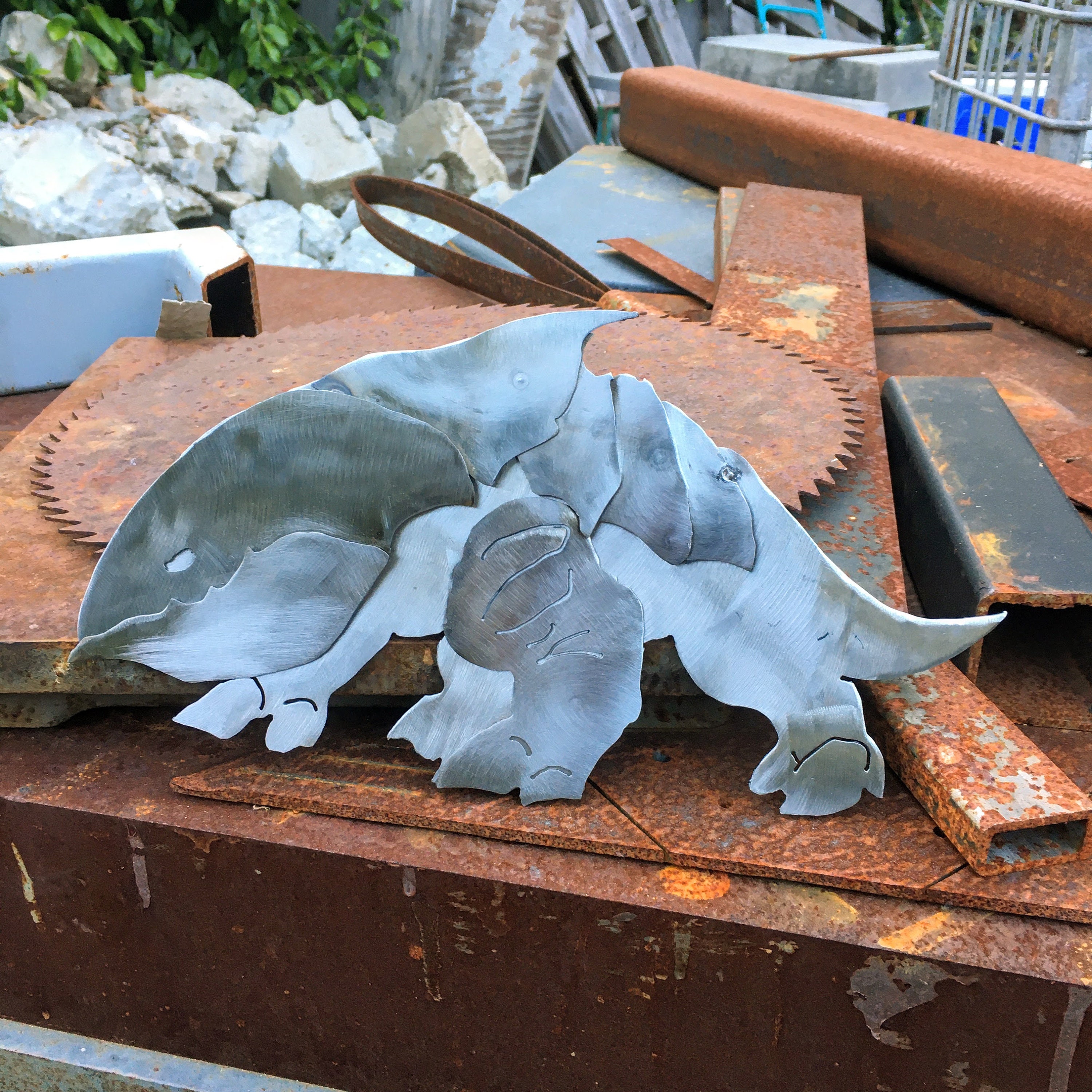 Handmade Steel Bulette From Dungeons and Dragons | Etsy